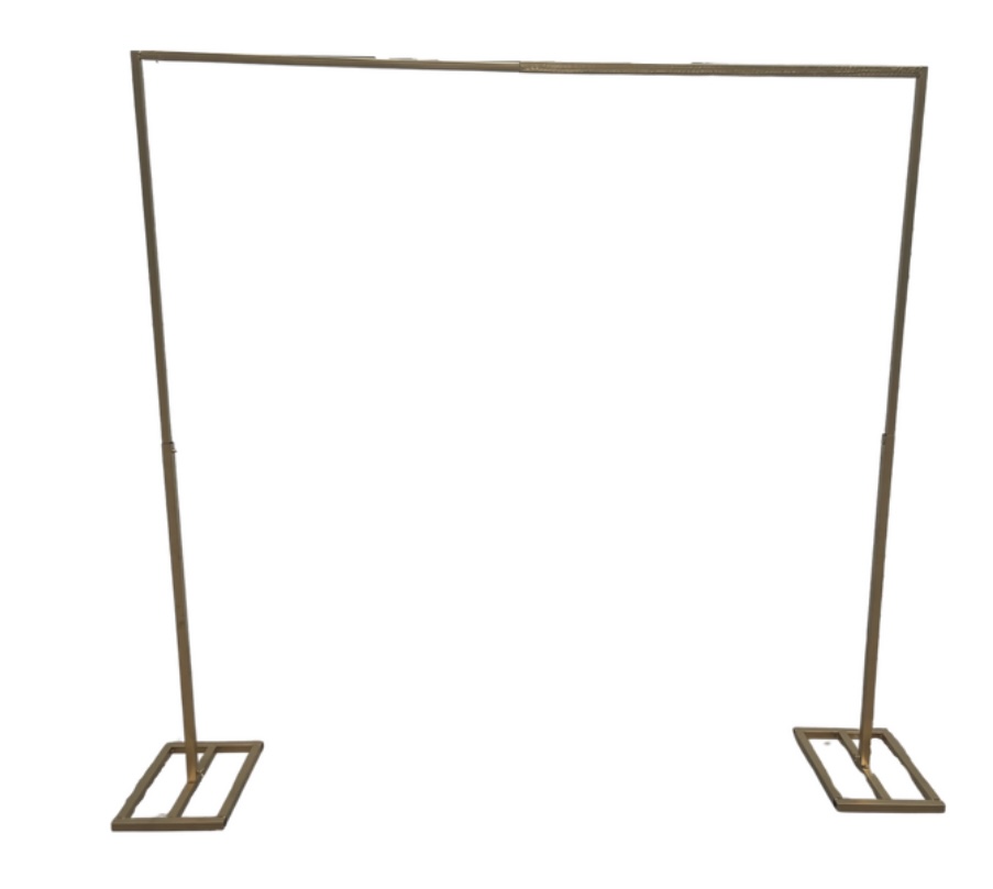 Rectangle stand - 2m (gold) - Love It Party Hire