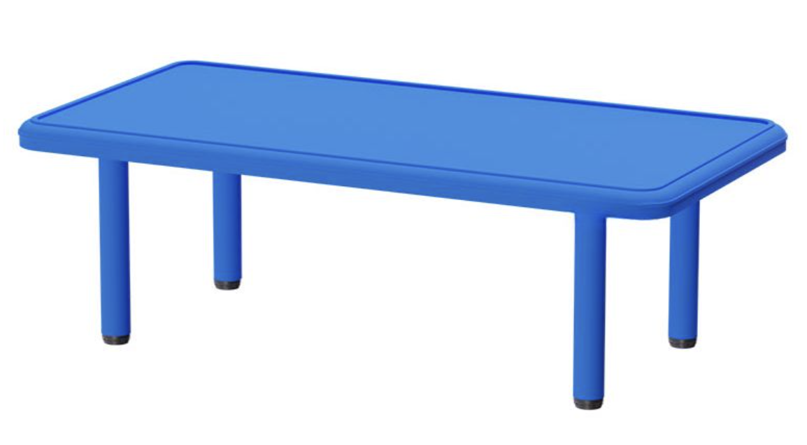Kids tables - blue - Love It Party Hire