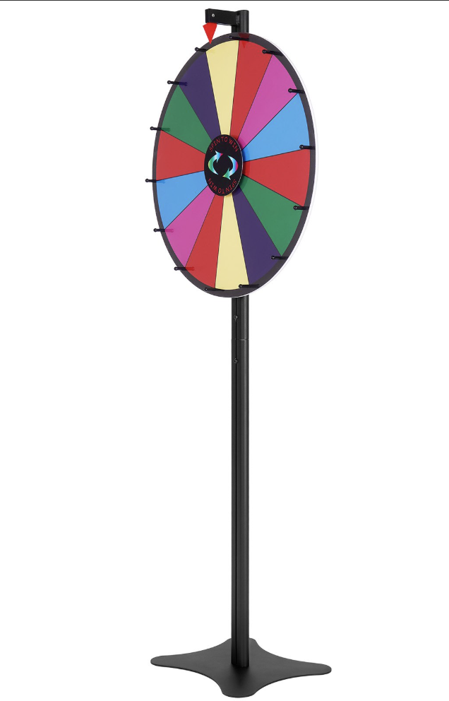 Spinning wheel - large (24") - Love It Party Hire