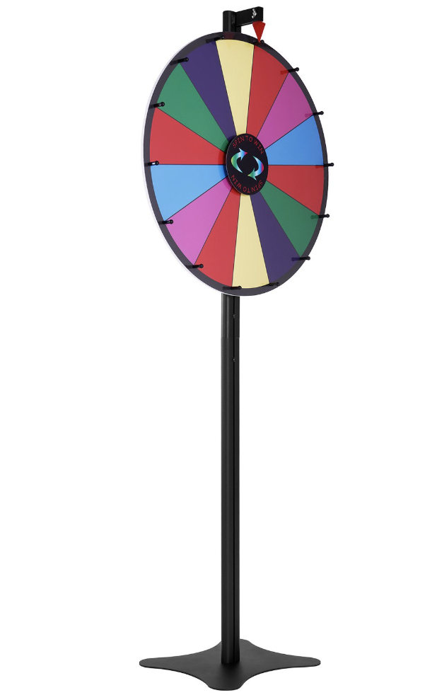 Spinning wheel - large (24") - Love It Party Hire
